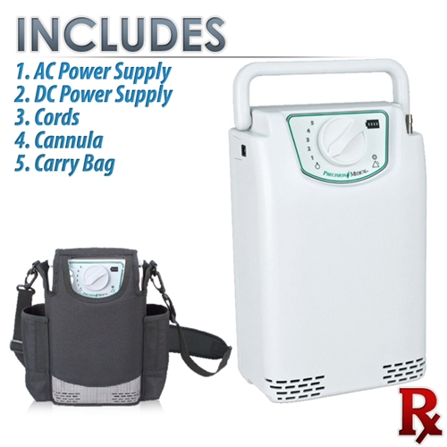Precision Medical Easy Pulse (PM4150) Portable Oxygen Concentrator ...